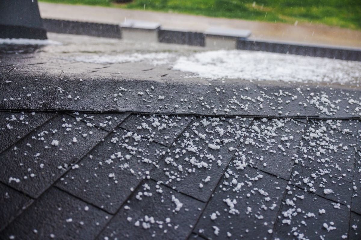 What Does Hail Damage Look Like On A Roof? (Photos & 8 Tips)